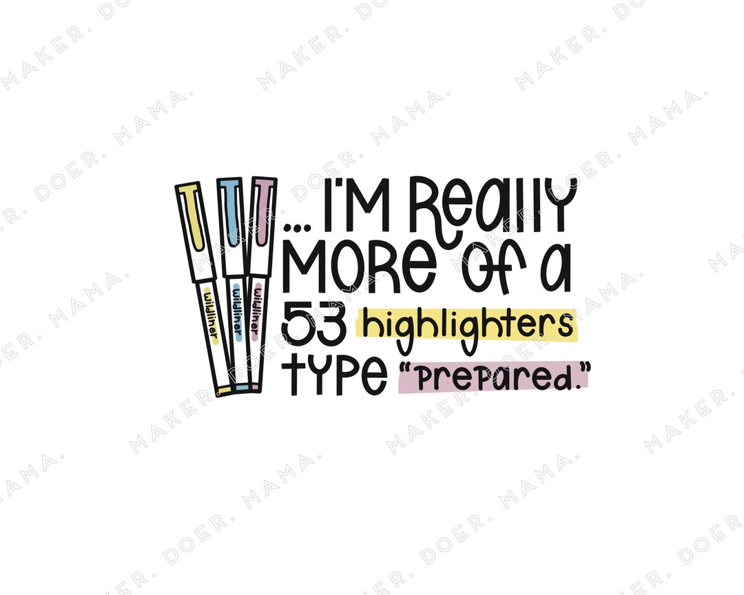 Planner Problems, Pen Hoarder, Digital Printable Die Cut for Ring ...