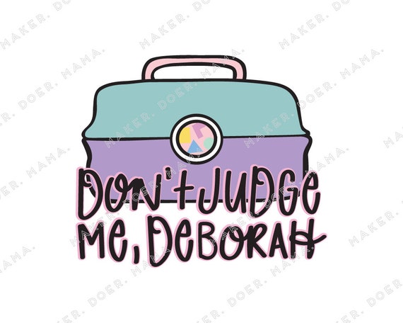 90s Baby Caboodles Inspired Cosmetic Case Digital Die Cut | Etsy