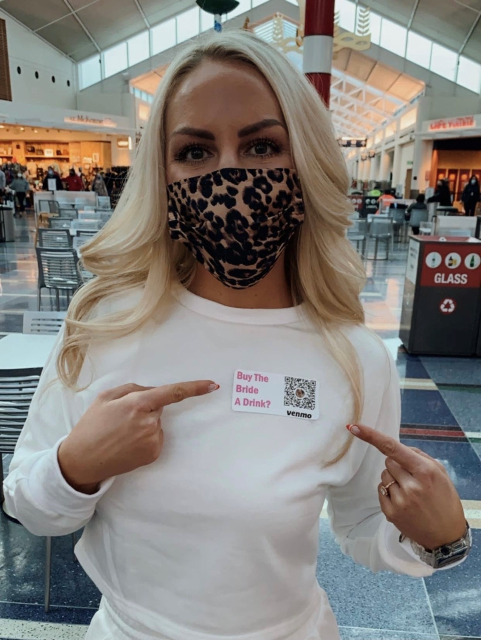 Venmo QR Code Stickers / Cash App QR Code for Bachelorette | Etsy