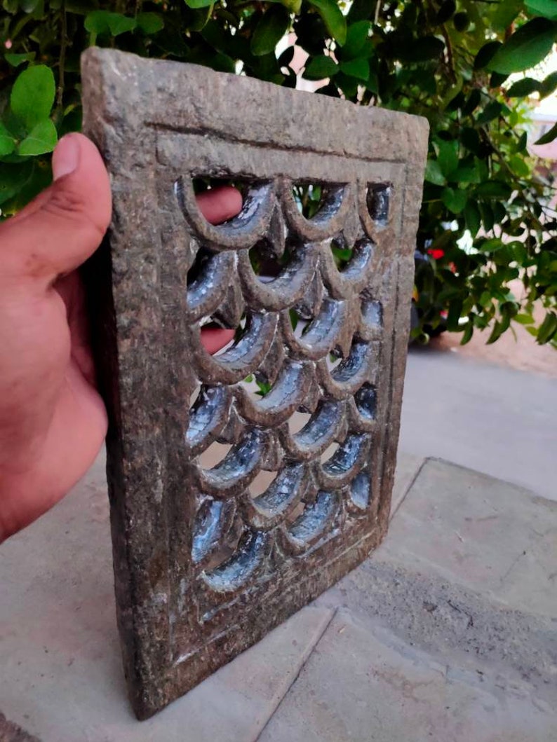 Antique Mughal Stone Window Panel Ancient Hand Made Mughal - Etsy