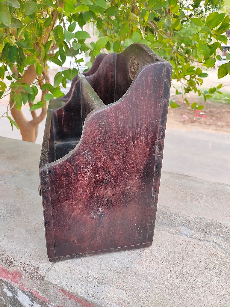 Antique Teak Wood Post Office Letter Box Hand Made Teak Wood - Etsy