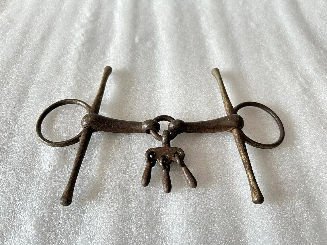 Antique Iron Hand Crafted Horse Bridle Bit Old Primitive Iron Horse ...