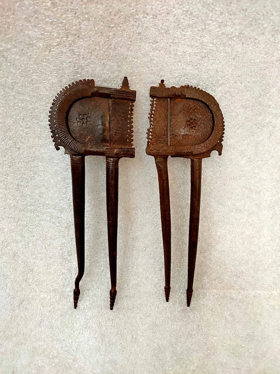 Antique Iron Betel Nut Cutter Sarota Old Hand Carved Supari - Etsy