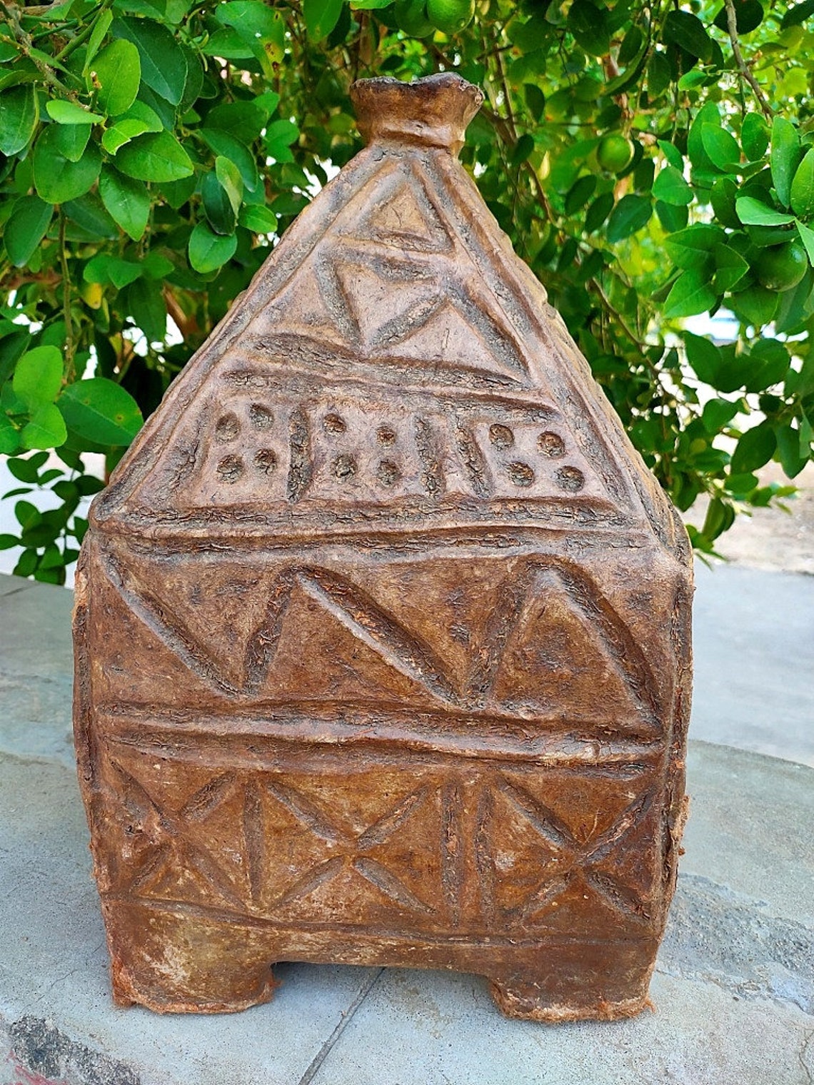 Antique Paper Pulp Box Hand Made Hut Shape Bird Cage Old - Etsy