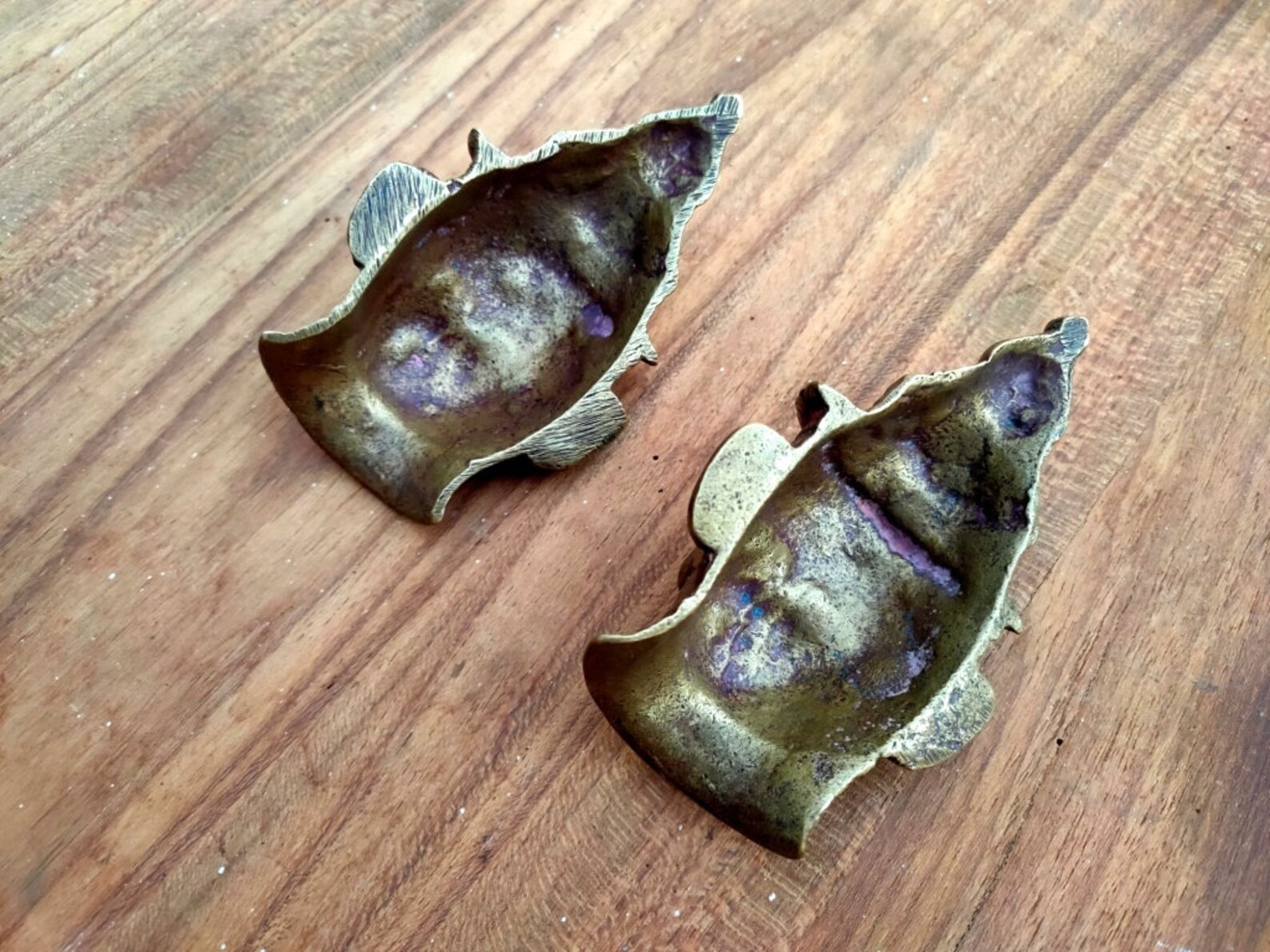 Antique Brass Shiva Parvati Face Statue Mukhalinga Mukhalingam - Etsy