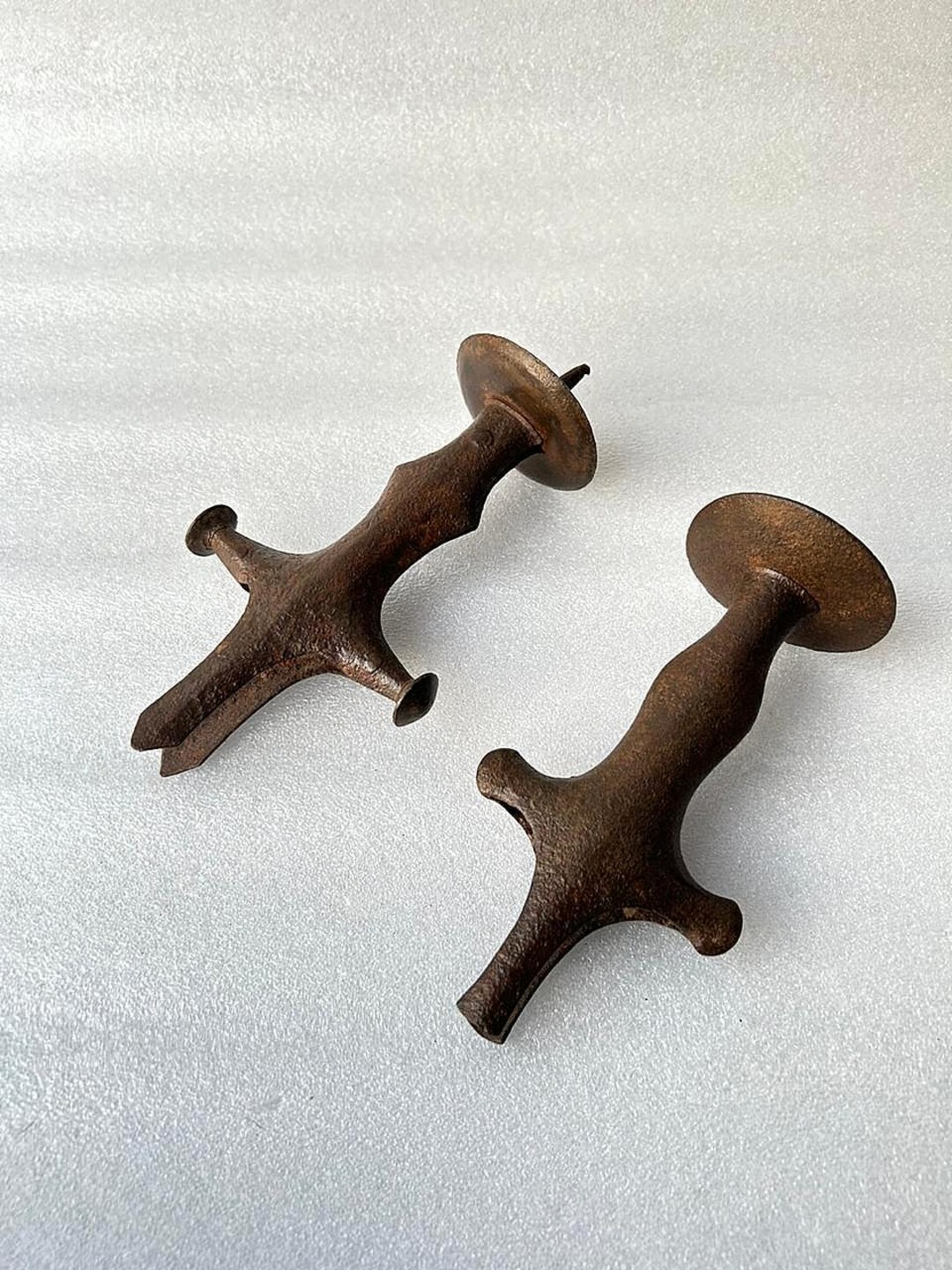 Vintage Iron Sword Hilt Handle Hand Carved Sun Hilt Handle Old Original ...