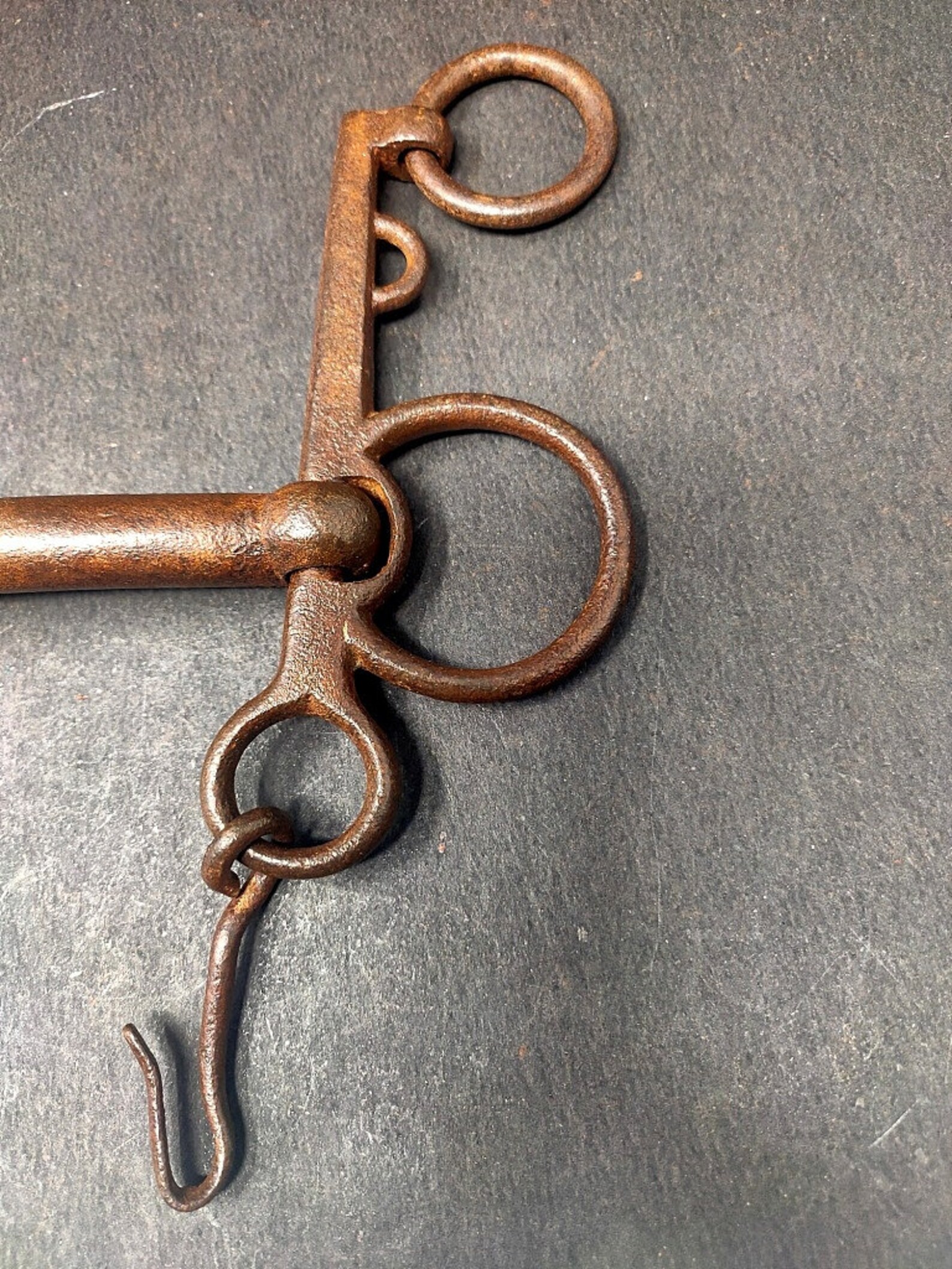 Antique Iron Horse Bit Hand Forged Horse Bridle Old Carved Antique ...