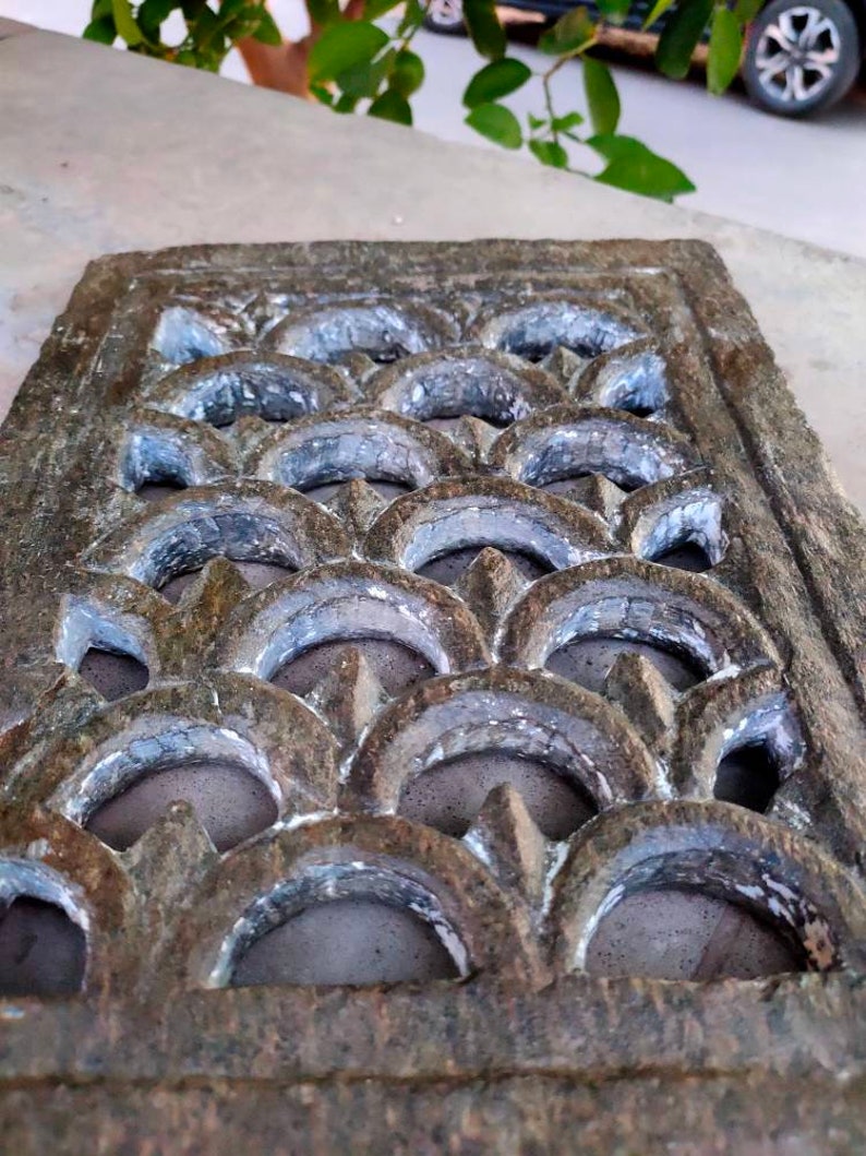 Antique Mughal Stone Window Panel Ancient Hand Made Mughal - Etsy