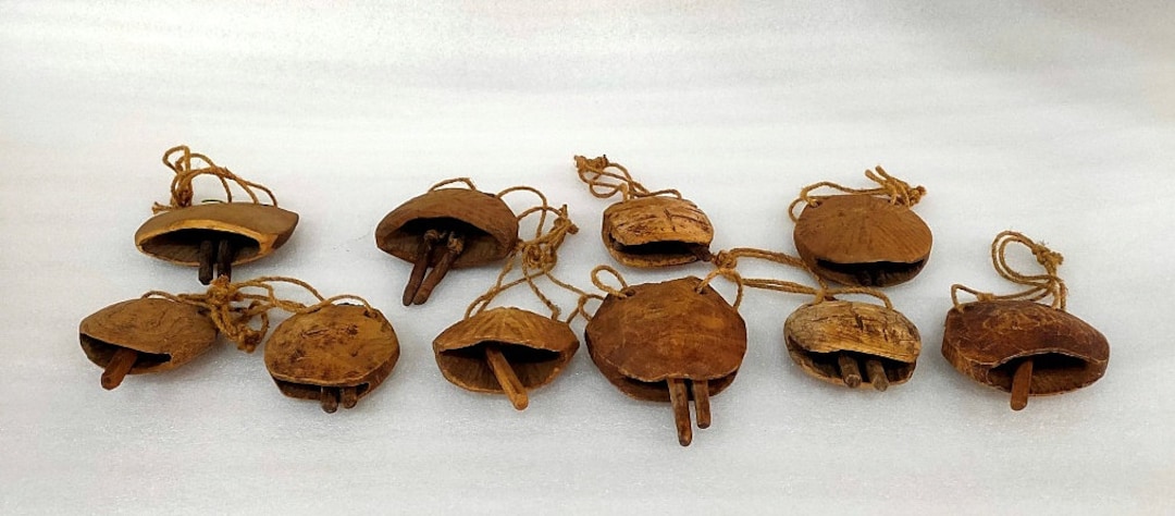 Vintage Wooden Cow Bell Old Hand Carved Calf Bell Wooden - Etsy