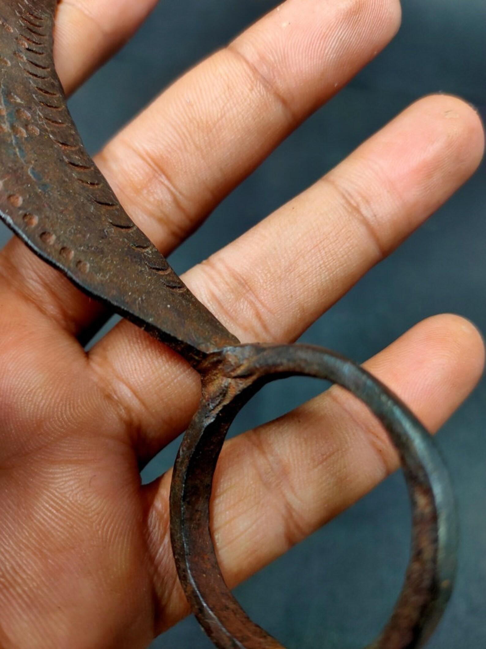 Antique Iron Knife Katar Hand Engraved Unique Weapon Old 2 Pc Indian ...