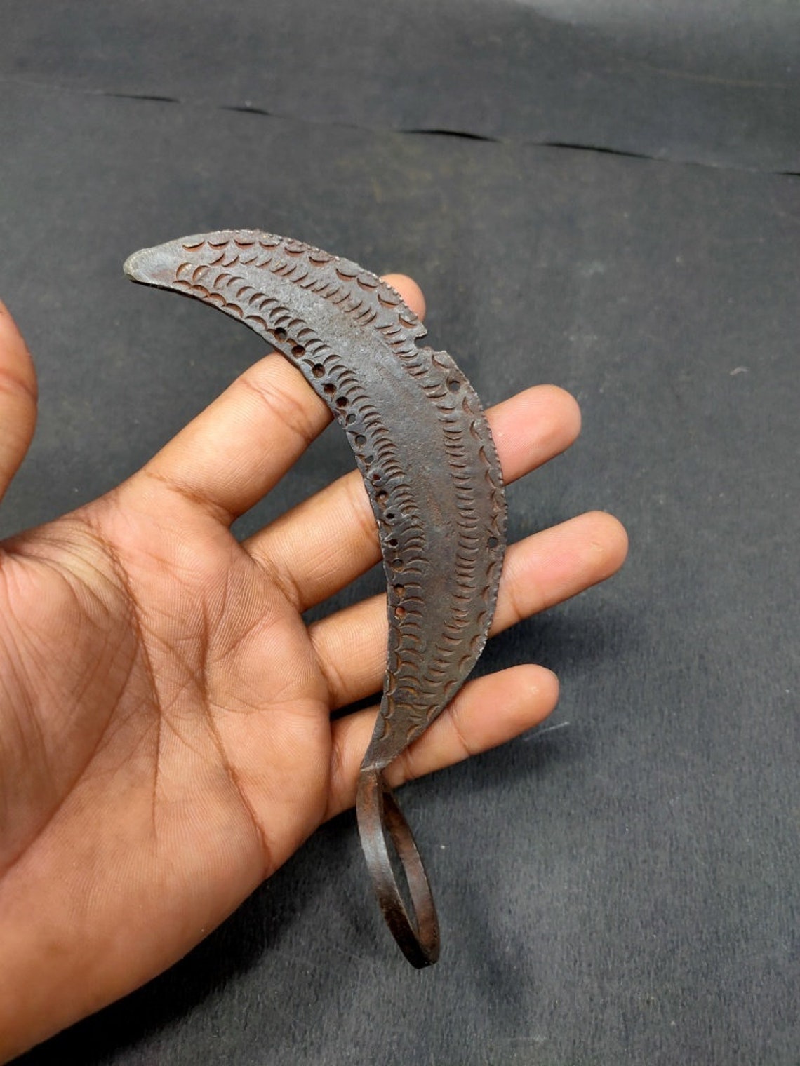 Antique Iron Knife Katar Hand Engraved Unique Weapon Old 2 Pc - Etsy