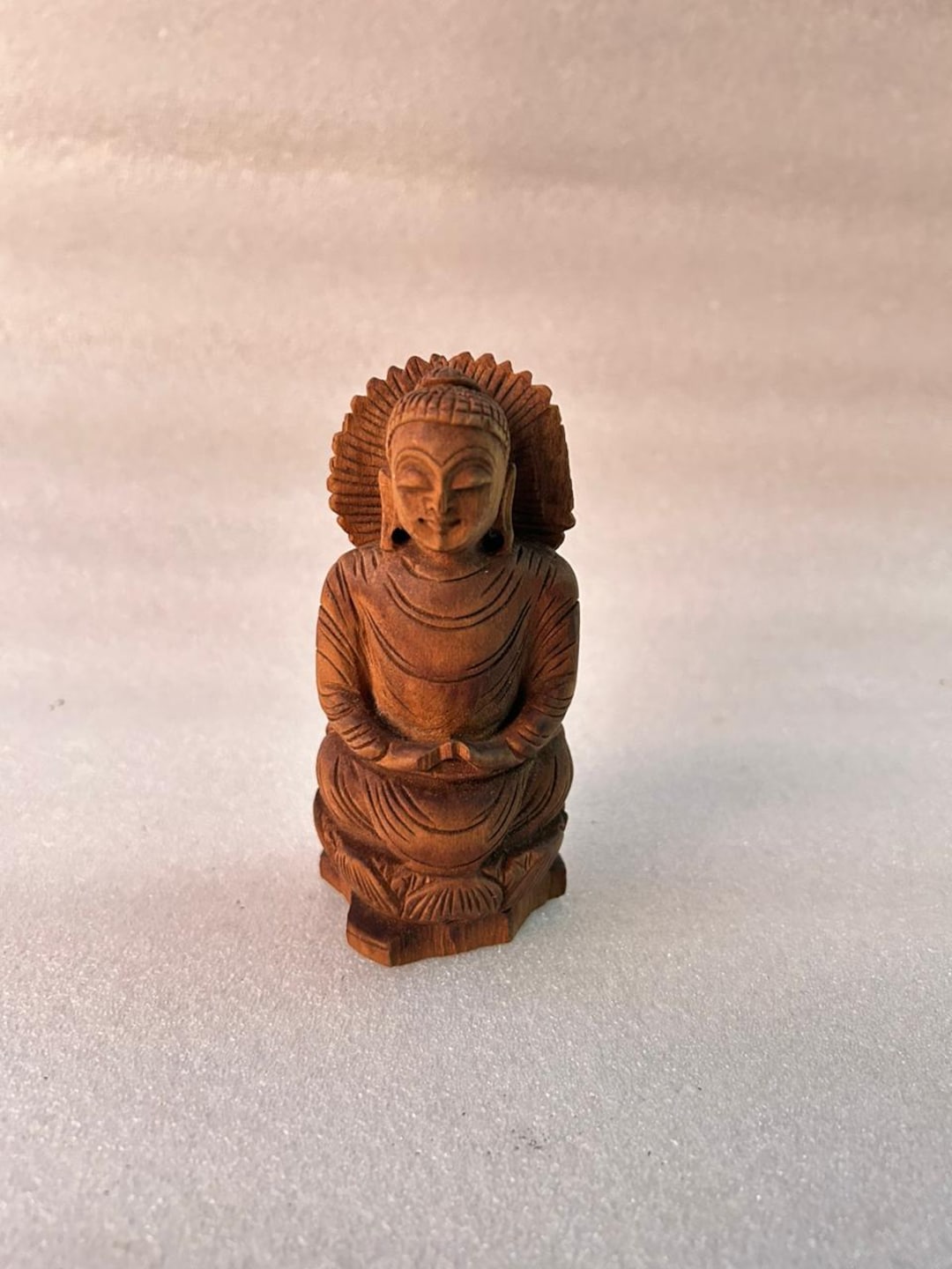 Vintage Indian Fine Hand Carved Jain God Mahaveer Saint Statue ...