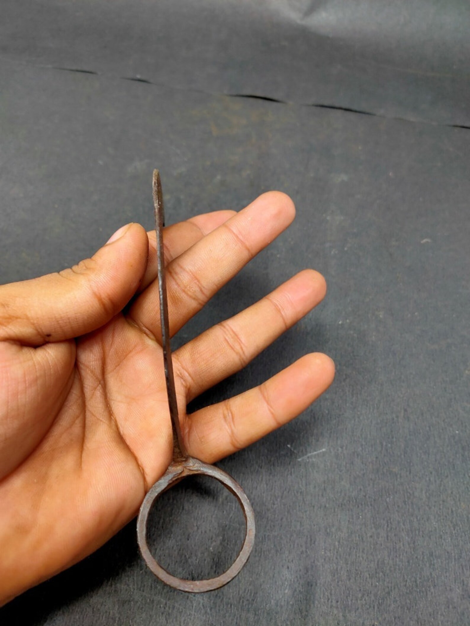 Antique Iron Knife Katar Hand Engraved Unique Weapon Old 2 Pc Indian ...