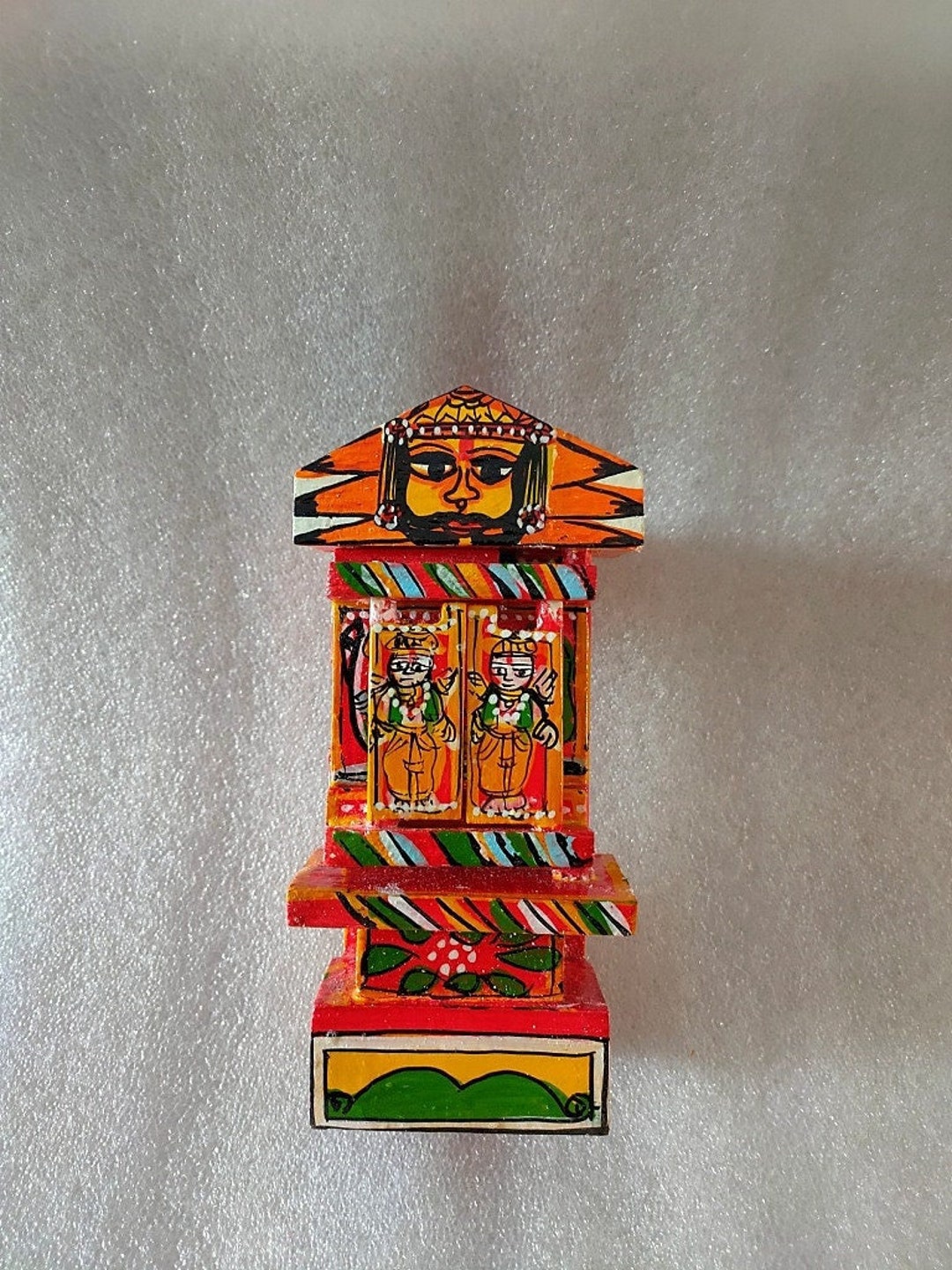 Wooden Red Painted Kawad Wooden Indian Religious Temple Kawad - Etsy