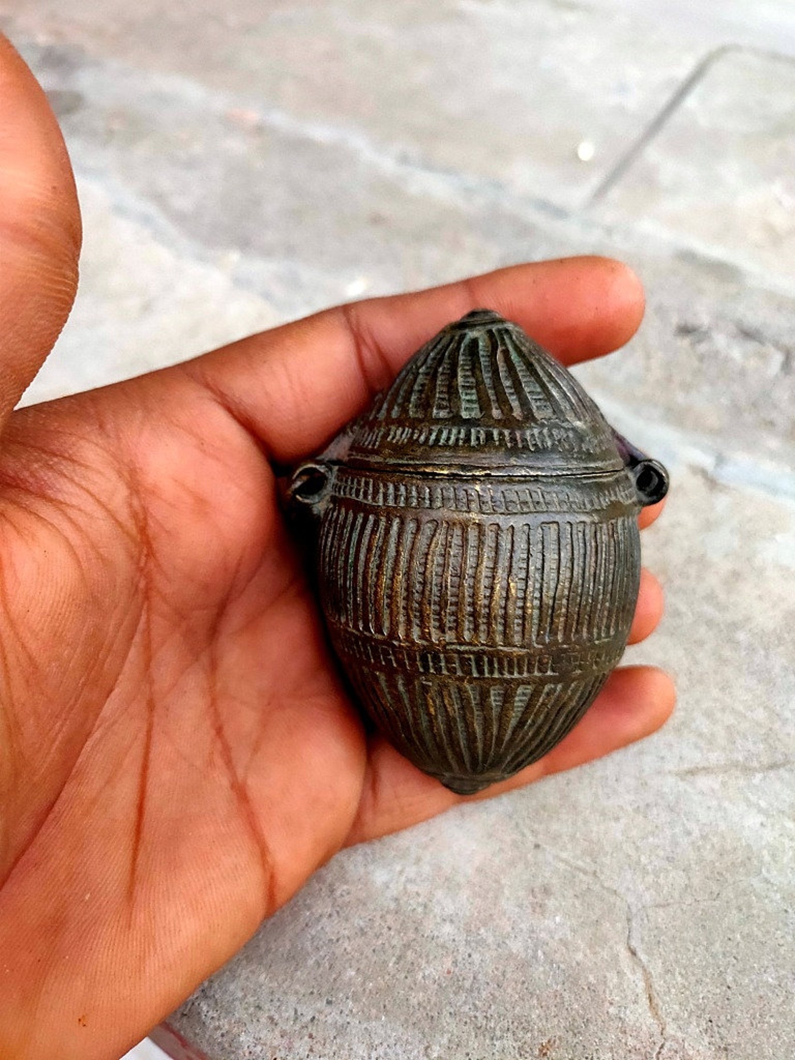 Antique Brass Tobacco Pot Lime Box Hand Crafted Unique Lime - Etsy