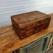 Antique Small Wooden Merchant Box Hand Made Antique Original Money Box ...