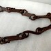 Antique Hand Forged Solid Chain Old Indian Unique Design Heavy Iron ...