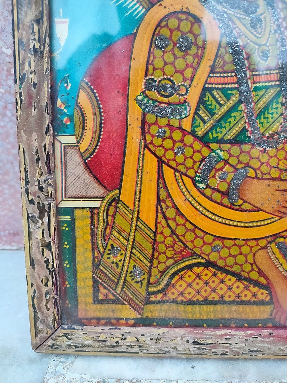 Antique Original Hindu God Ramdev Litho Print Old Hindu Priest | Etsy