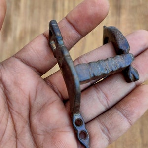 Ancient Iron Horse Bit Hand Forged Engraved Horse Bridle Miniature ...