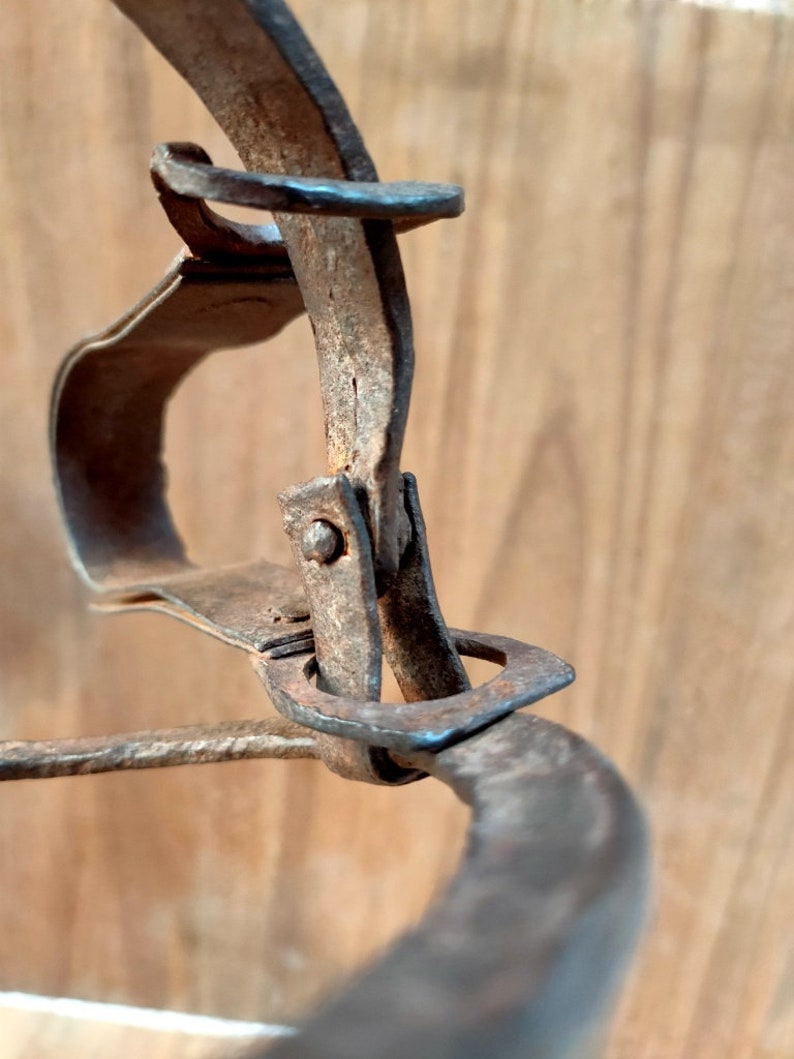 Antique Iron Animal Trap Hand Forged Unique Wild Animal Trap | Etsy