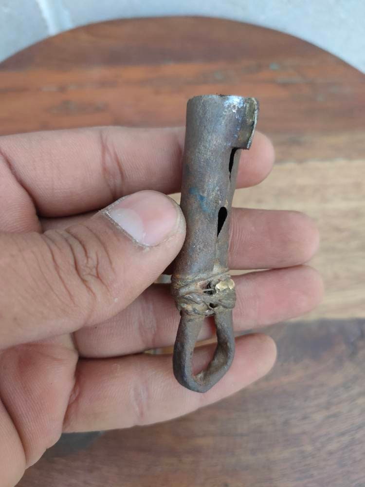 Antique unique shape lock Iron Brass Work Padlock Old Hand | Etsy