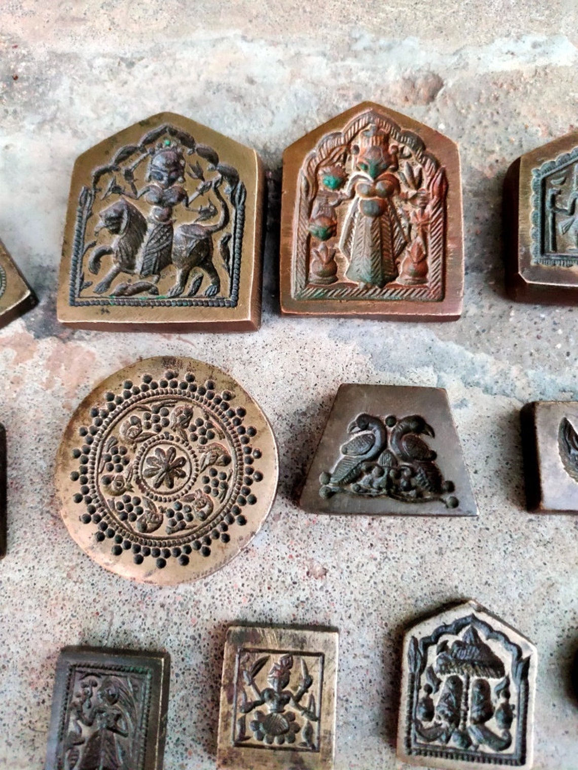 Antique Bronze Mold Hindu God Bronze Mold Hindu Goddess Mold | Etsy