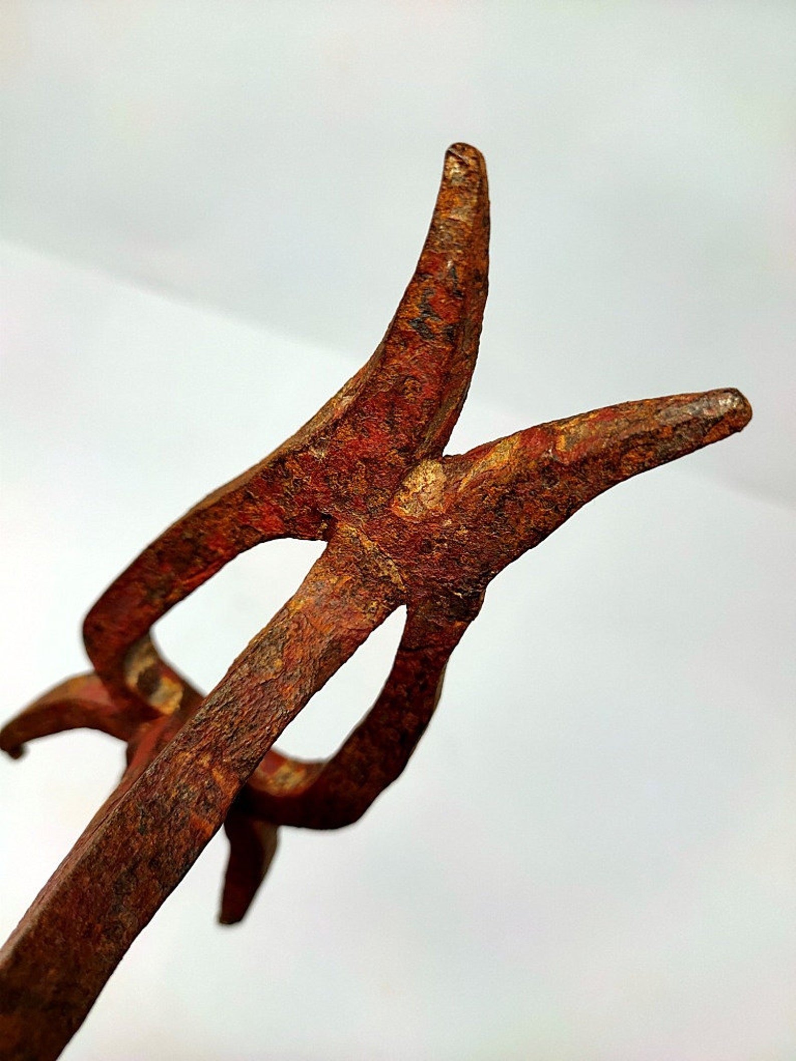 Old Iron Carved Opium Filter Hand Forged Trishul Design Opium - Etsy