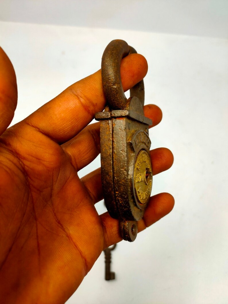 Iron Crab Lock 1870 Antique Look Iron Padlock Unique Shape - Etsy