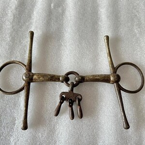 Antique Iron Hand Crafted Horse Bridle Bit Old Primitive Iron Horse ...