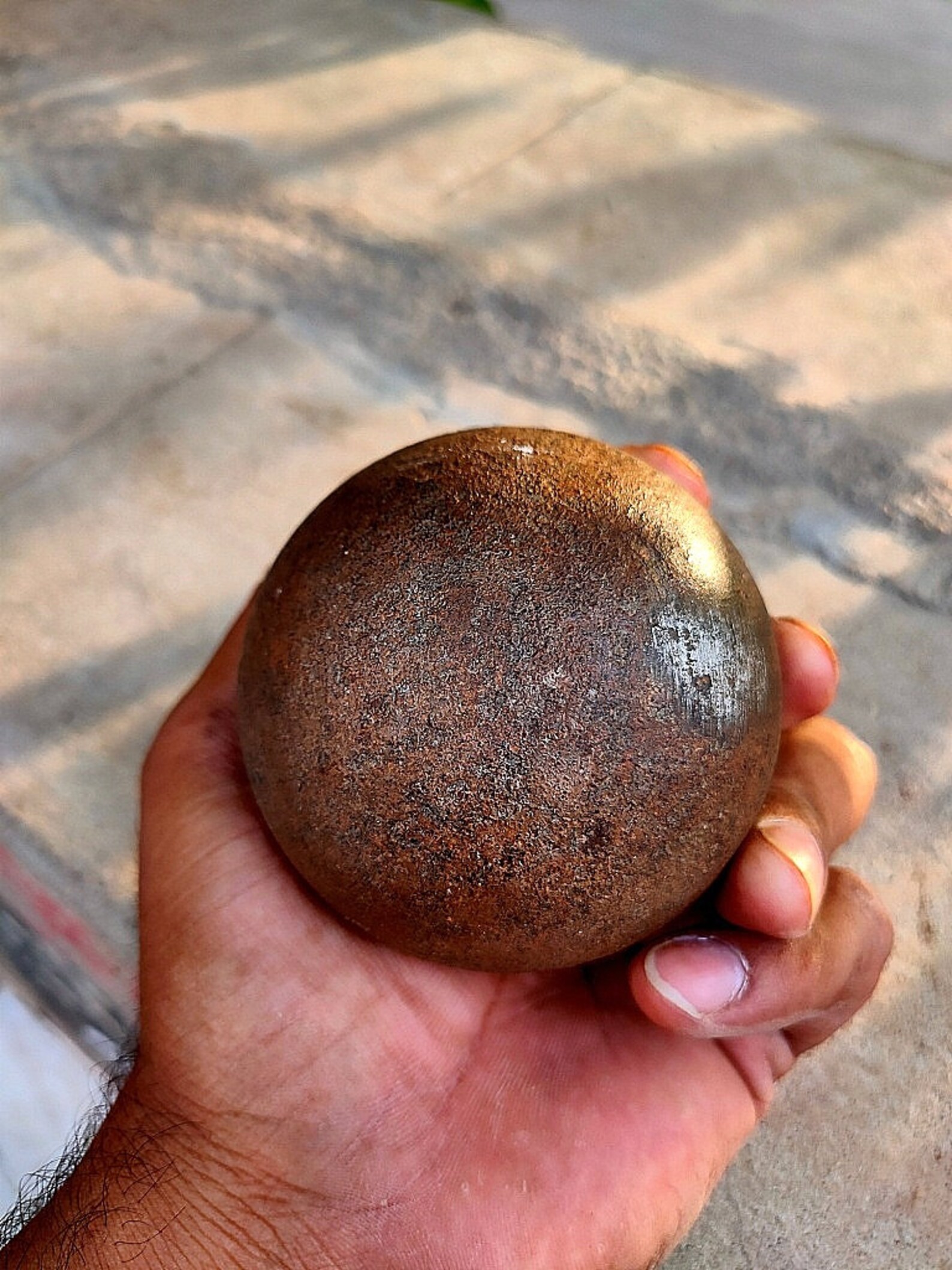 Antique Iron Cannon Ball Old Hand Forged Heavy Cannon Fire Ball ...