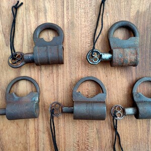 Antique Iron Padlocks / Old Iron Handcrafted Padlock / Iron | Etsy