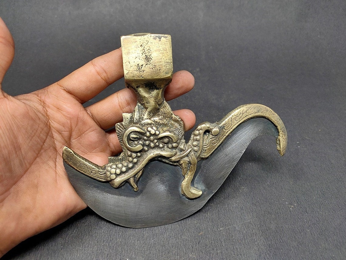 Brass Axe Head Unique Carved Iron Blade Axe Head Antique Look - Etsy
