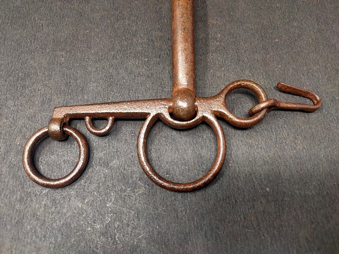 Antique Iron Horse Bit Hand Forged Horse Bridle Old Carved | Etsy