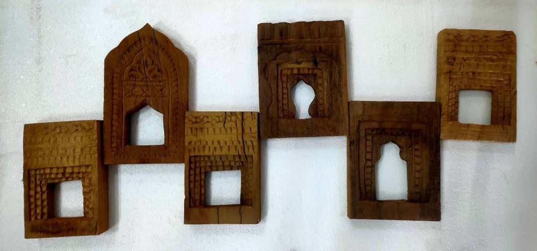 Old Indian Natural Temple Mirror , Reclaimed Mirror, Antique Furniture ...