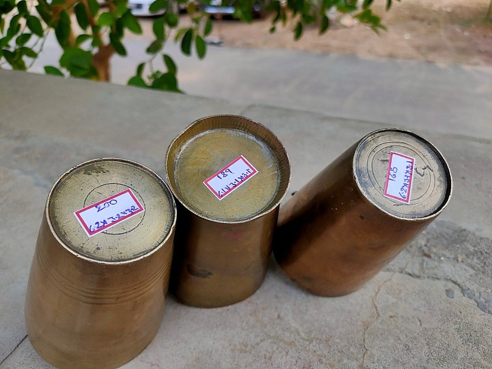 Antique Original Brass Water Glass Planter Old Hand Crafted - Etsy