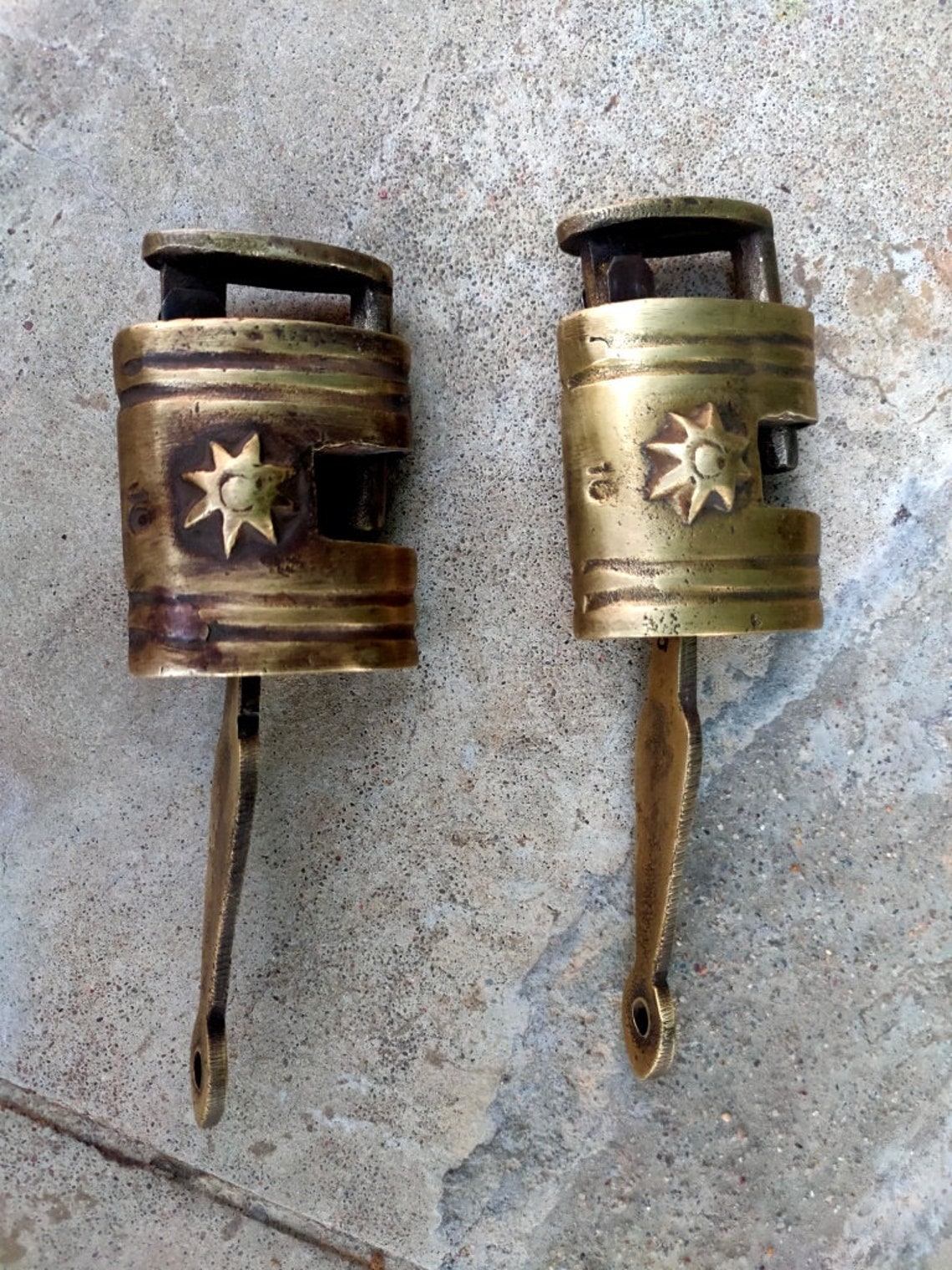 Old Brass Handcrafted Small Padlock /penny Padlocks/ Brass - Etsy