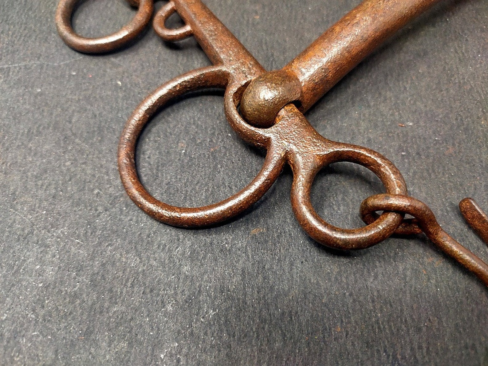 Antique Iron Horse Bit Hand Forged Horse Bridle Old Carved Antique ...