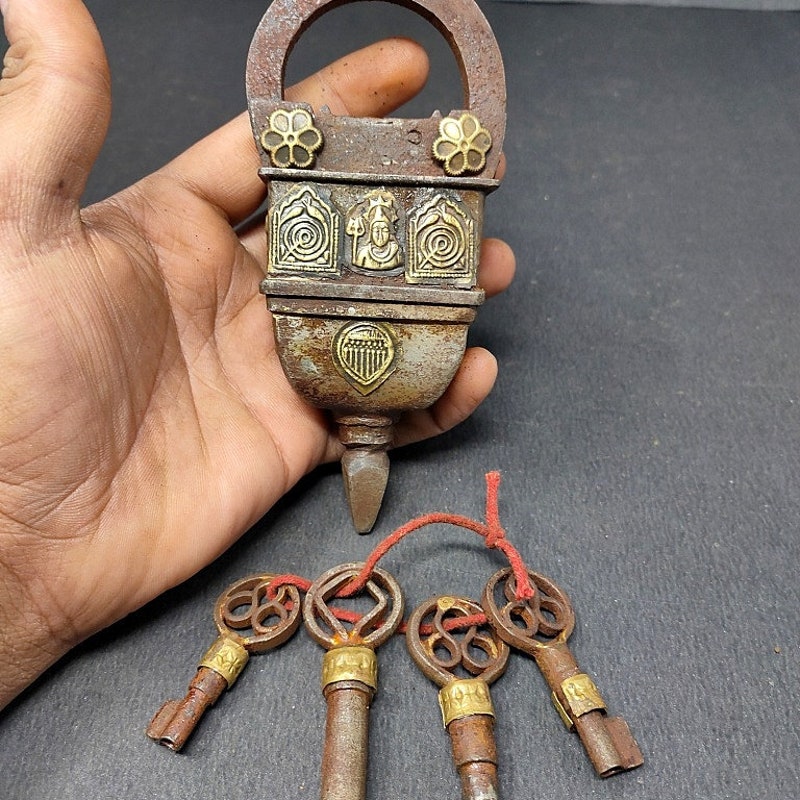 Antique Key Lock - Etsy
