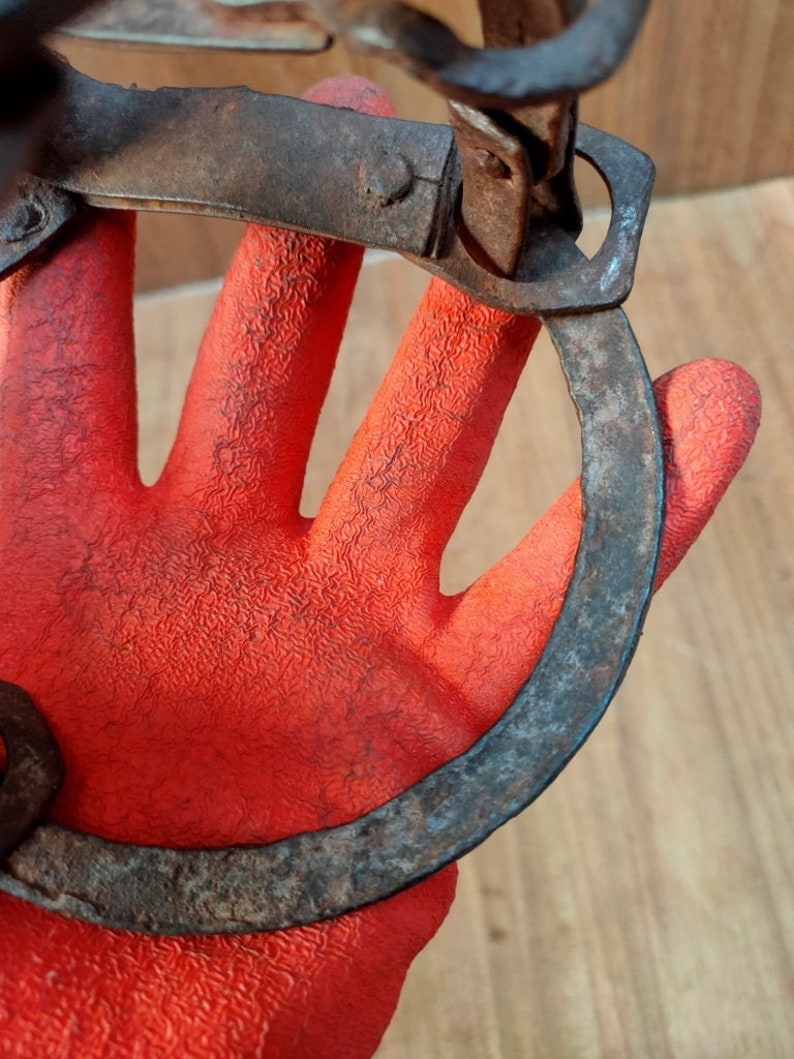Antique Iron Animal Trap Hand Forged Unique Wild Animal Trap - Etsy