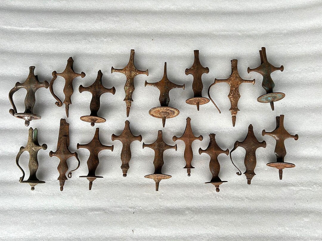 Antique Iron Heavy Duty Sword Hilt Handle Fine Hand Forged Original ...