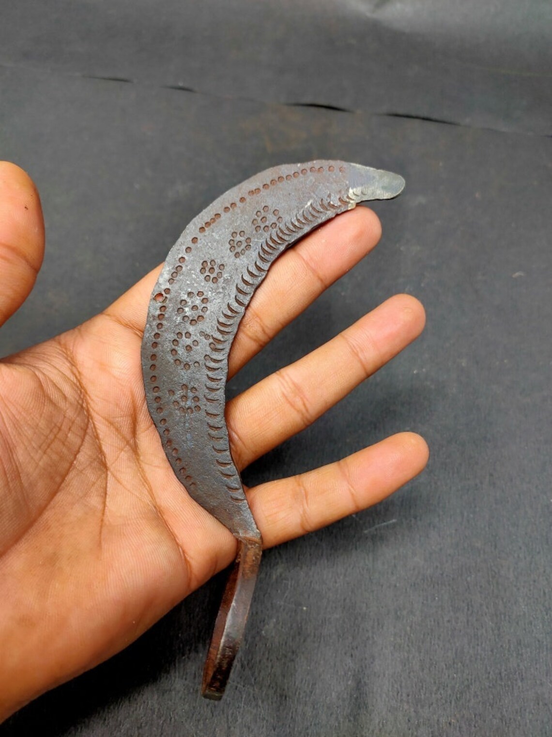 Antique Iron Knife Katar Hand Engraved Unique Weapon Old 2 Pc - Etsy