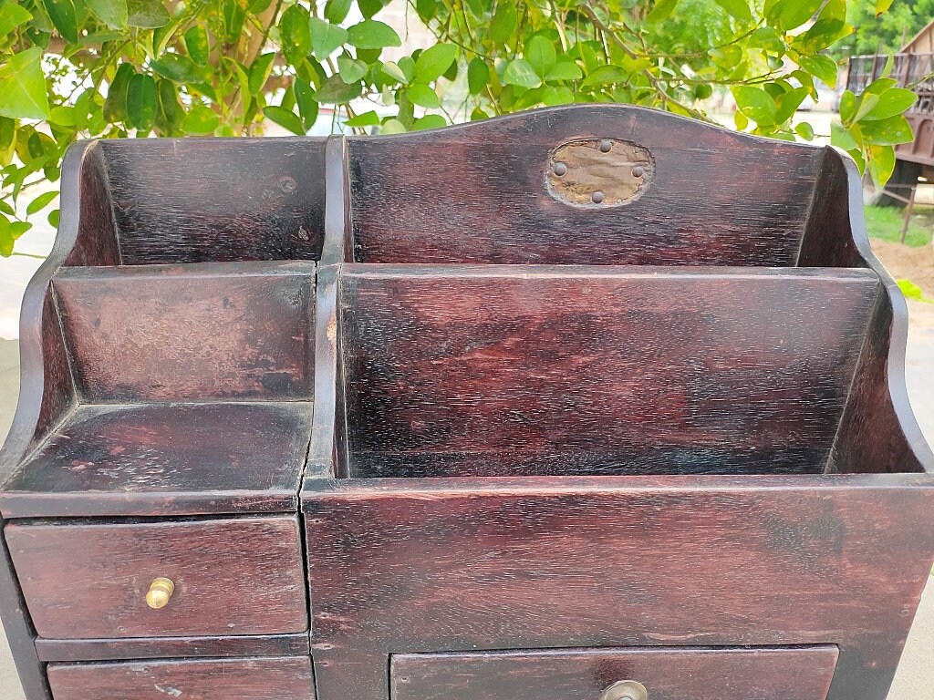 Antique Teak Wood Post Office Letter Box Hand Made Teak Wood - Etsy