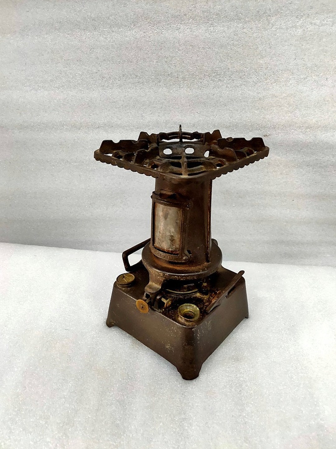 Antique Original Iron Kerosene Kitchen Stove Old Paraffin Camping Cook ...