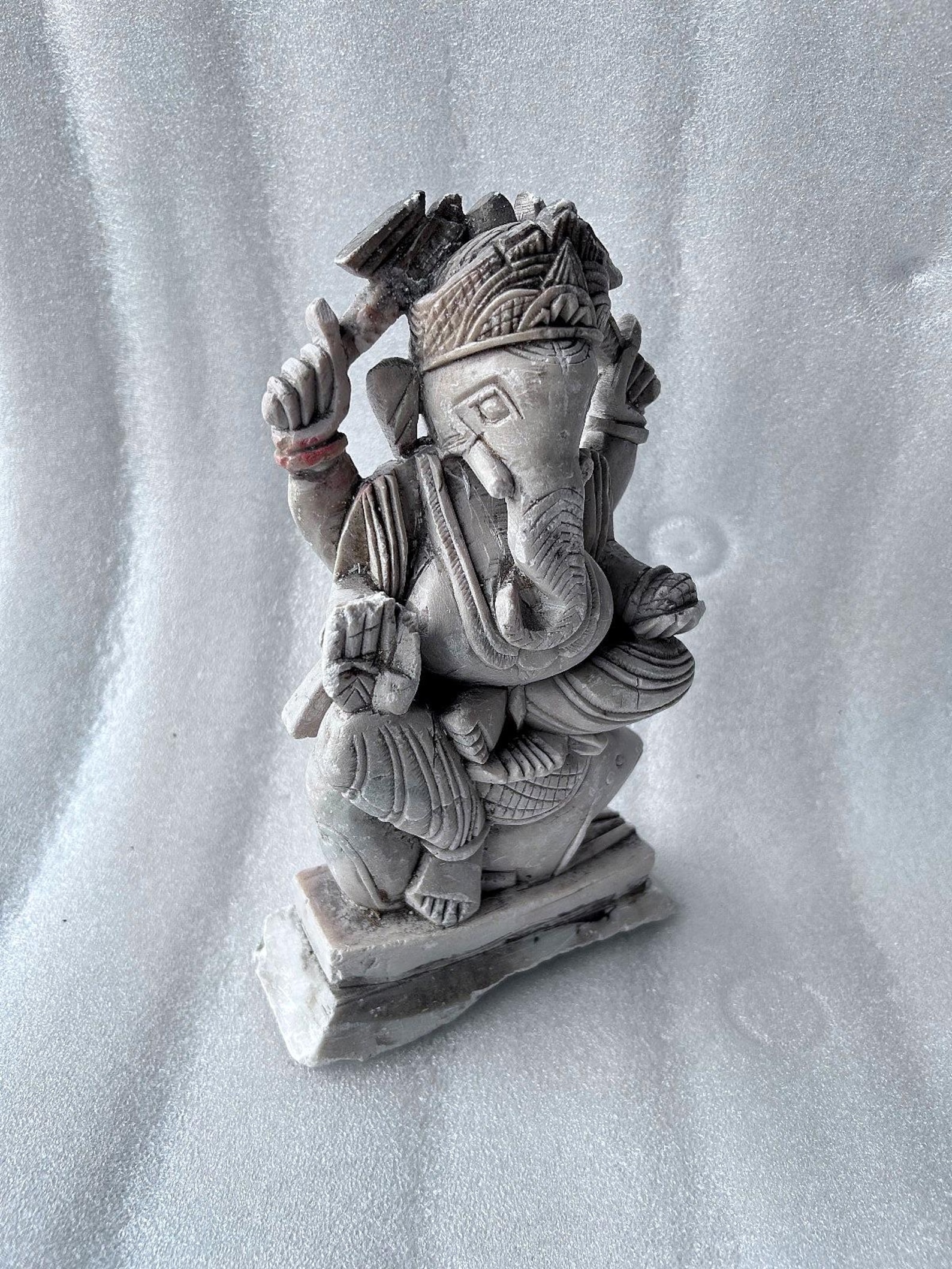 Antique Fine Italian Marble Hindu God Ganesha Statue Old Unique Stone ...
