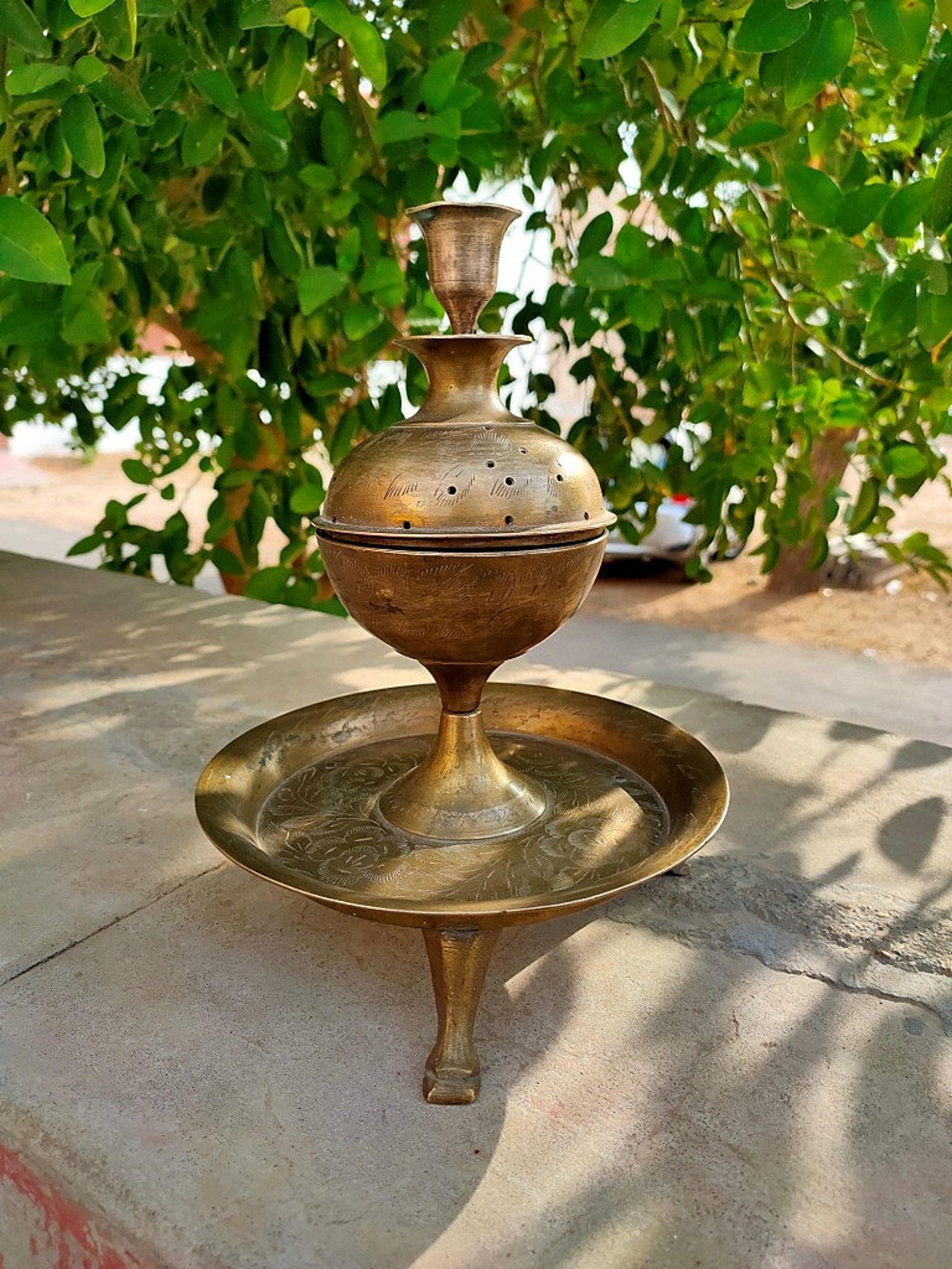 Antique Brass Loban Burner Old Brass Home Decor/ Antique - Etsy