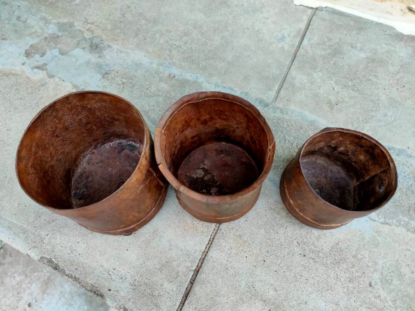 Antique Iron Rice Measurement Pot Old Hand Made Pot Hand | Etsy