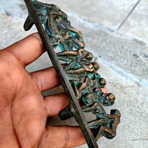 Antique Brass Erotic Figure Love Making Statue Hand Carved Old Nude ...