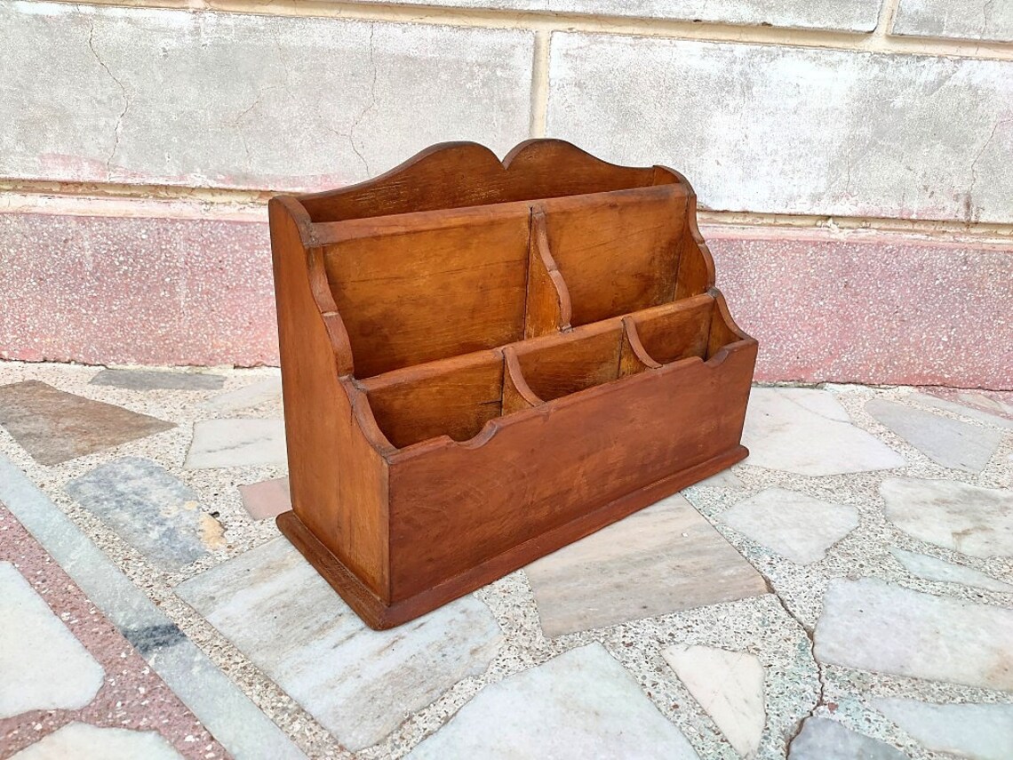 Antique Wooden Post Office Letter Box Hand Made Teak Wood - Etsy