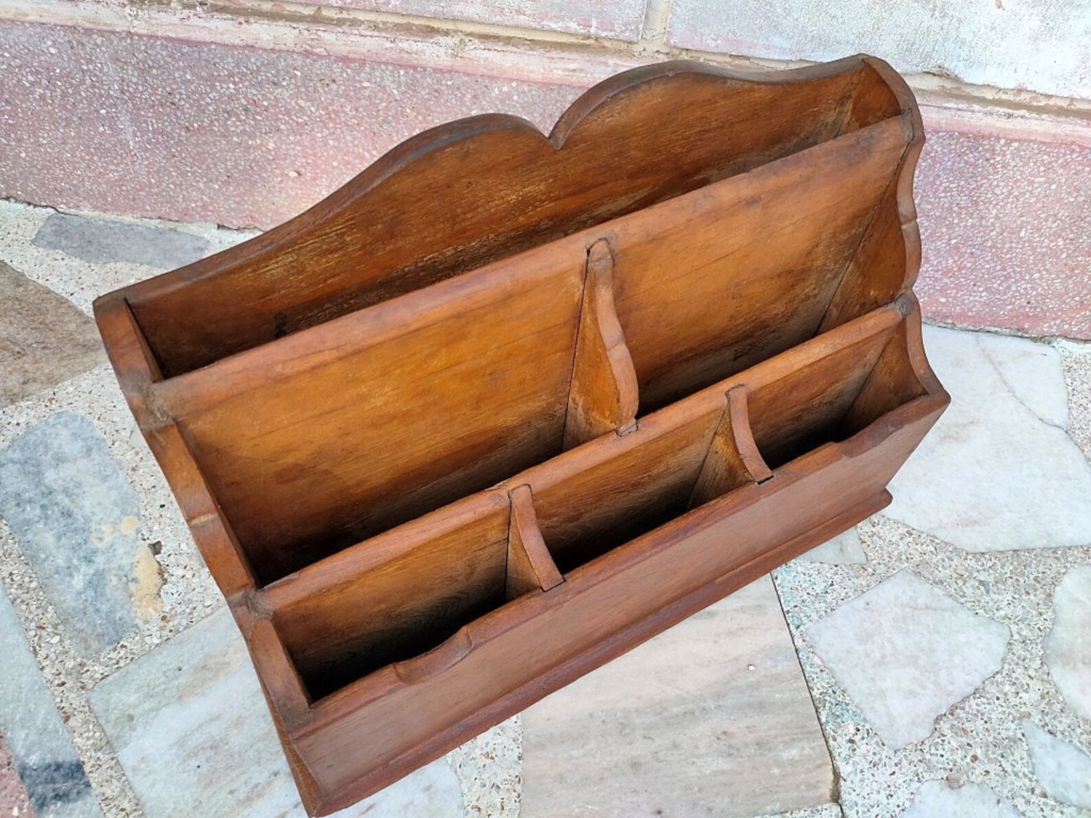 Antique Wooden Post Office Letter Box Hand Made Teak Wood - Etsy