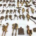 Brass Home Decor 111 Pieces Betel Nut Cutter Gun Powder Flask Oil Lamp ...
